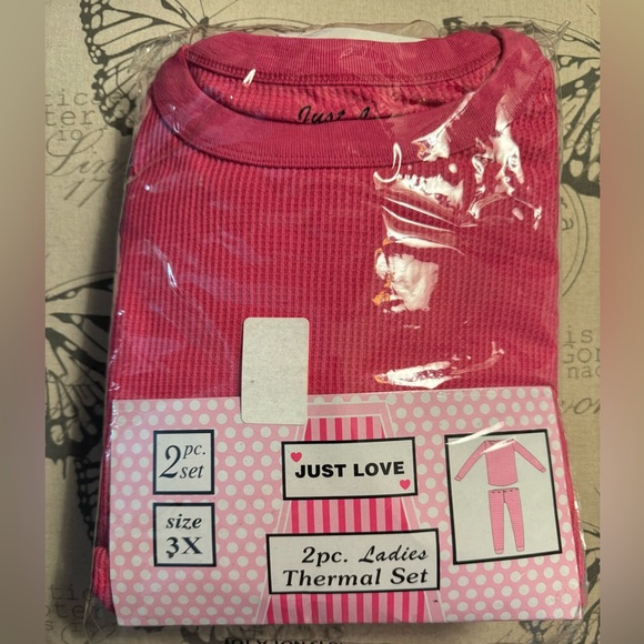 Just Love | Intimates & Sleepwear | Womens 2 Piece Thermal Set | Poshmark